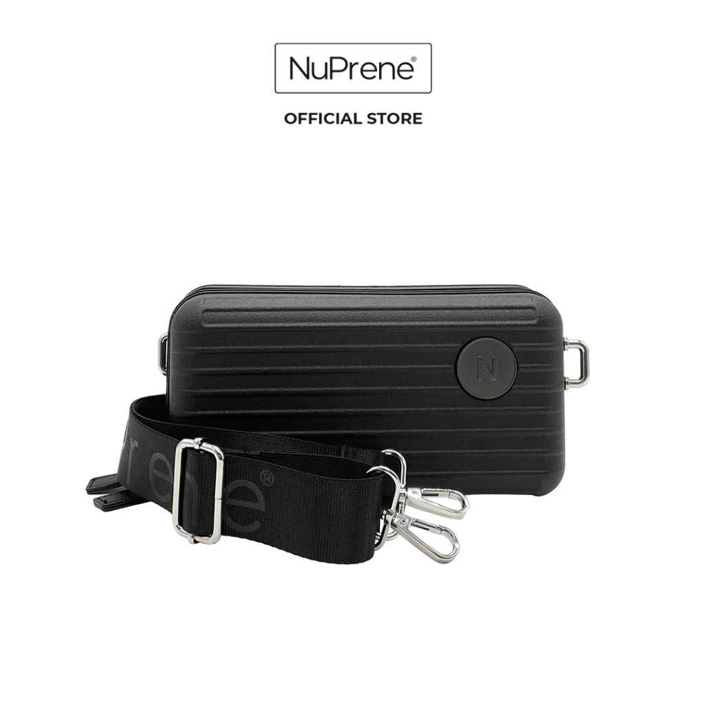 NuPrene - The Lucca Bag - Robust Mini Travel Bag in Black - With ...