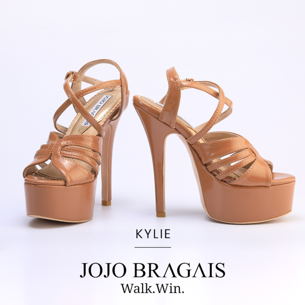 Jojo Bragais Pageant Shoes Kylie Caramel 5" | Shopee Philippines