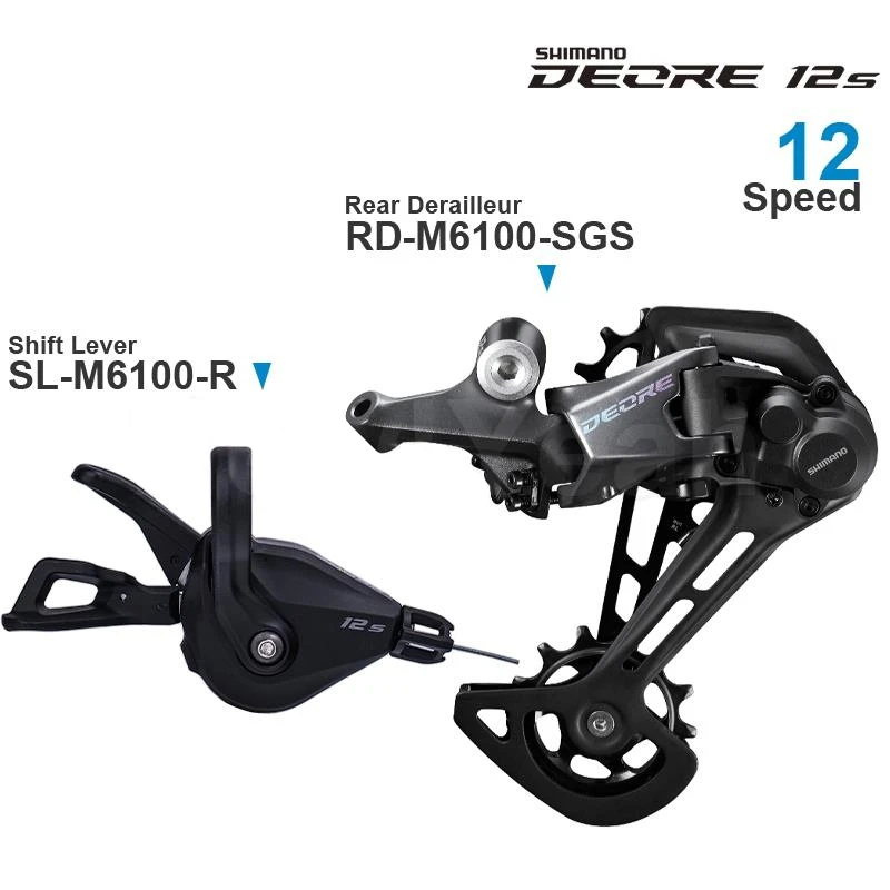 Shimano Deore M6100 1x12 Speed Groupset Shift Lever Chain Rear Derailleurs Clutch Sunshine ...