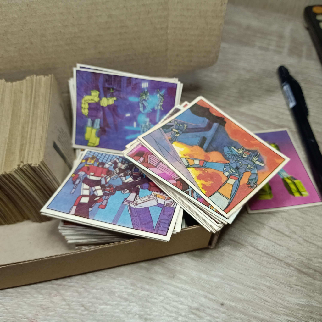 Vintage Transformers cartoon cards teks (1986-1987?) price is per piece ...