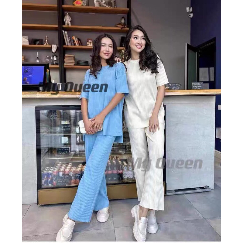 Only.Fashion Longback Knitted Terno Pants #1270 | Shopee Philippines