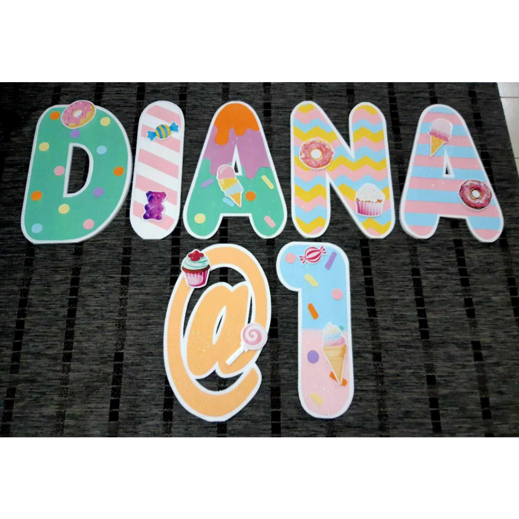 Customized Handpainted Styro Standee Letters for DIY Backdrop (sold per ...