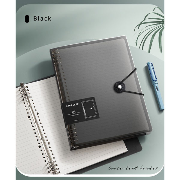 A5/B5/A4 Loose-leaf Refillable Notebook Shell Binder Notebook College ... A5/B5/A4 Loose-leaf Refillable Notebook Shell Binder Notebook College ...