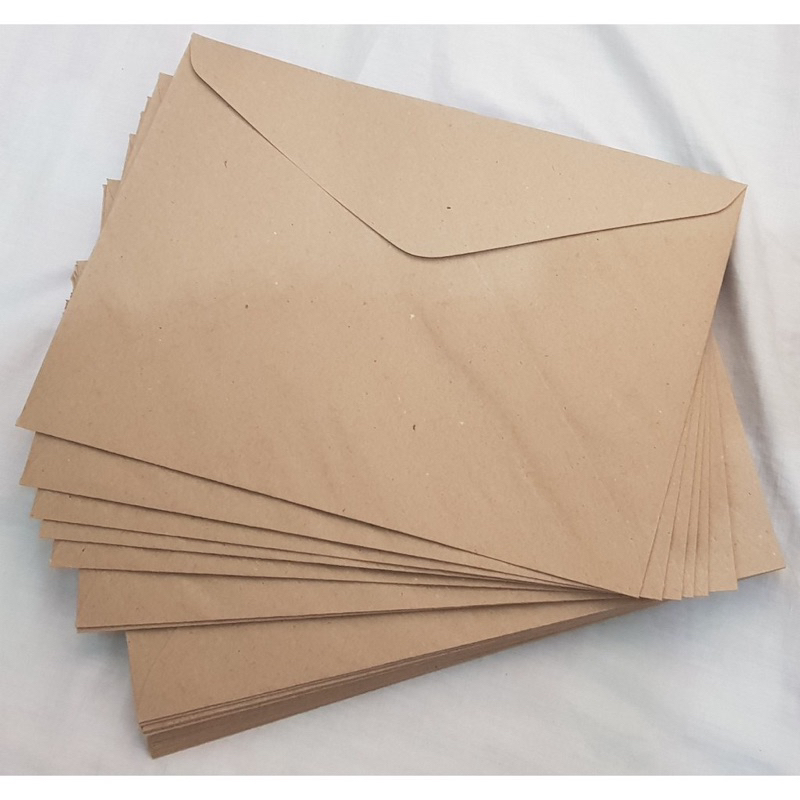 Brown Envelope | Document Enveloper Sold per 10 pcs | Shopee Philippines