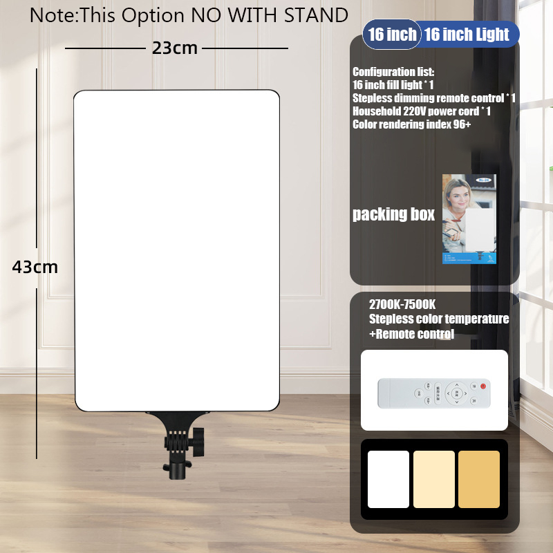 19/16/11 Inch Led Video Panel Cri 96+ Ultra Brightness Light 3200K To ...