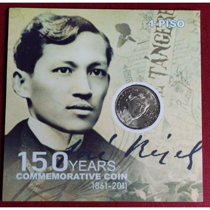 Jose Rizal 150 Years Commemorative Blister Pack | Shopee Philippines