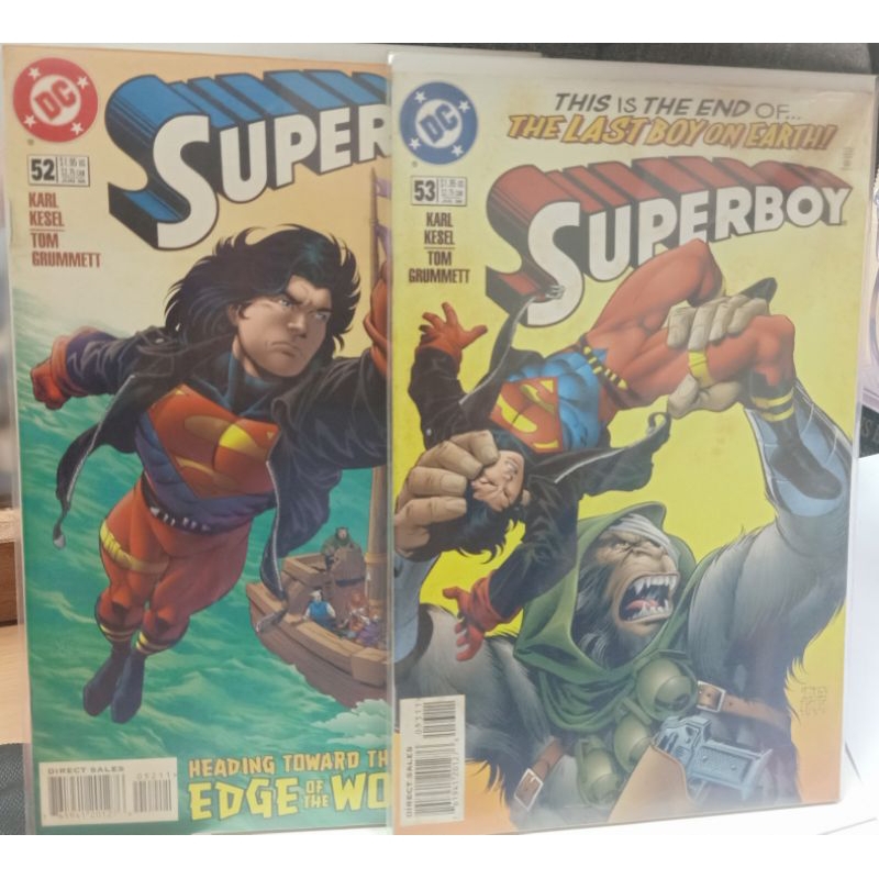 DC COMICS SET - SUPERBOY ISSUE NOS. 52 & 53 (VOL 3 / JUNE TO JULY 1998 ...