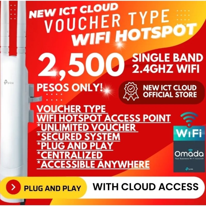 NEW ICTCLOUD Single Band Wifi Hotspot Access Point EAP110 with cloud ...