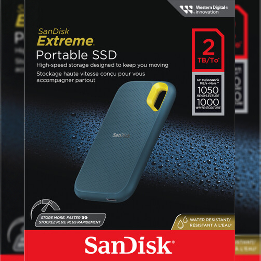 Sandisk SDSSDE61 1TB / 2TB Extreme Portable USB 3.2 SSD Monterey ...