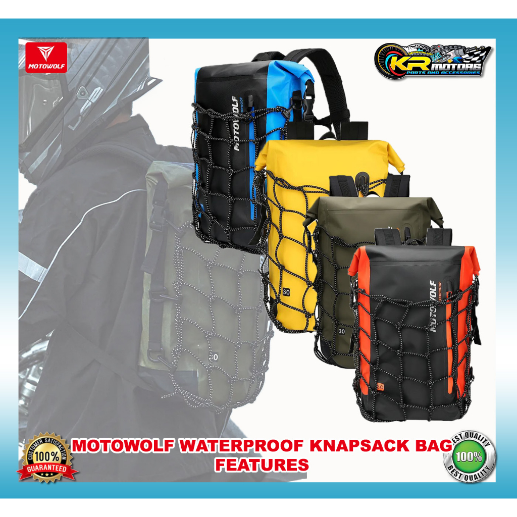 Motowolf Waterproof Backpack / Knapsack Bag / Outdoor Sports Riding Bag ...