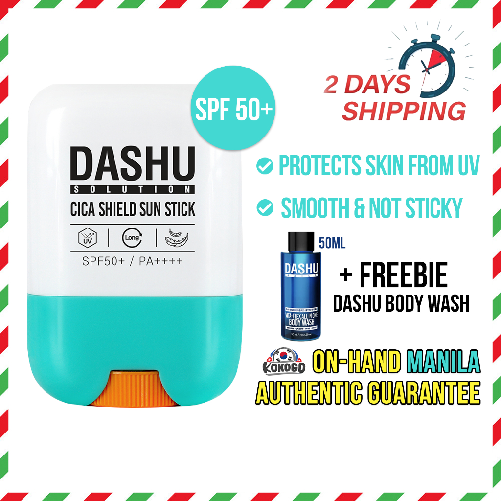 [DASHU] Cica Shield Sun Stick SPF 50+ 19g | Shopee Philippines
