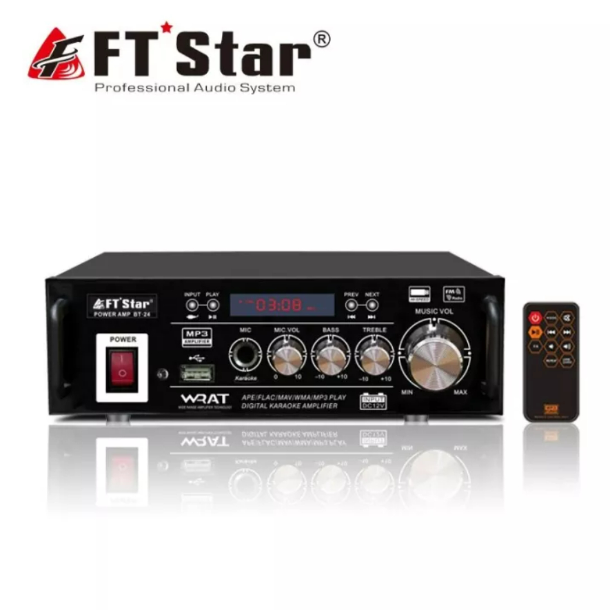 FT Star Wireless Digital Stereo Amplifier DC 12V Input D05/D016 with FM ...