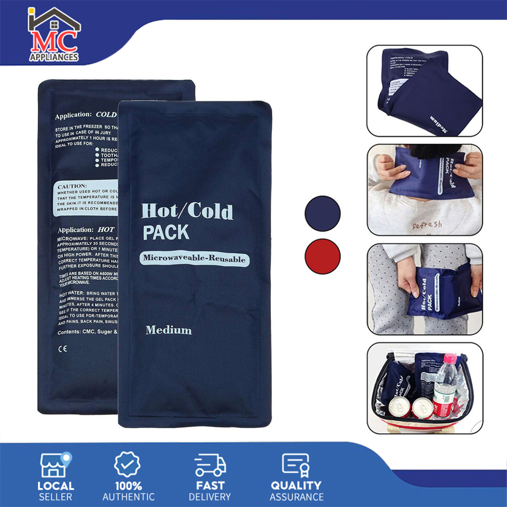 Hot And Cold Compress Bag Reusable Gel Pack For Cramps, Injuries ...