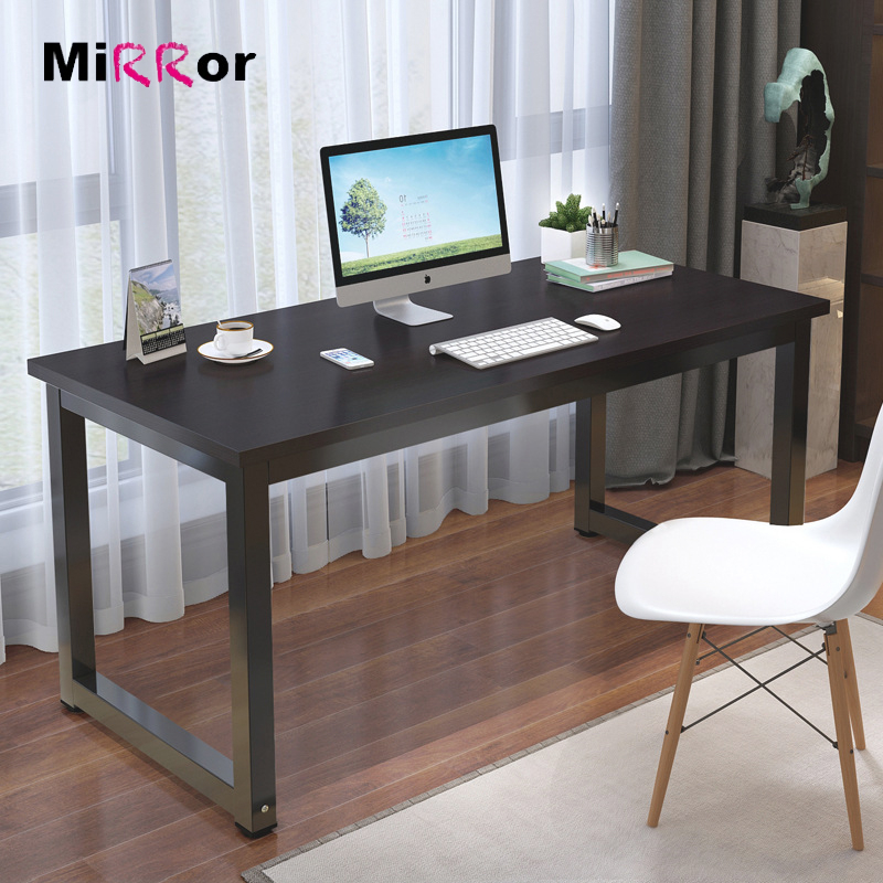 White 120x60cm Computer Table office desk Home student Furniture Wood ...