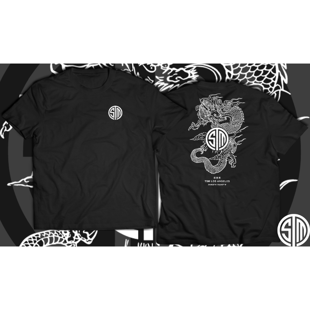 TSM TEAM SOLO MID ESPORTS DRAGON TIGER PHOENIX TEE T-SHIRT | Shopee ...