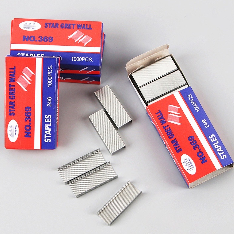 OFNATURE [Ready Stock] 1000 Pcs/Box Staples Standard Staple 24/6 ...