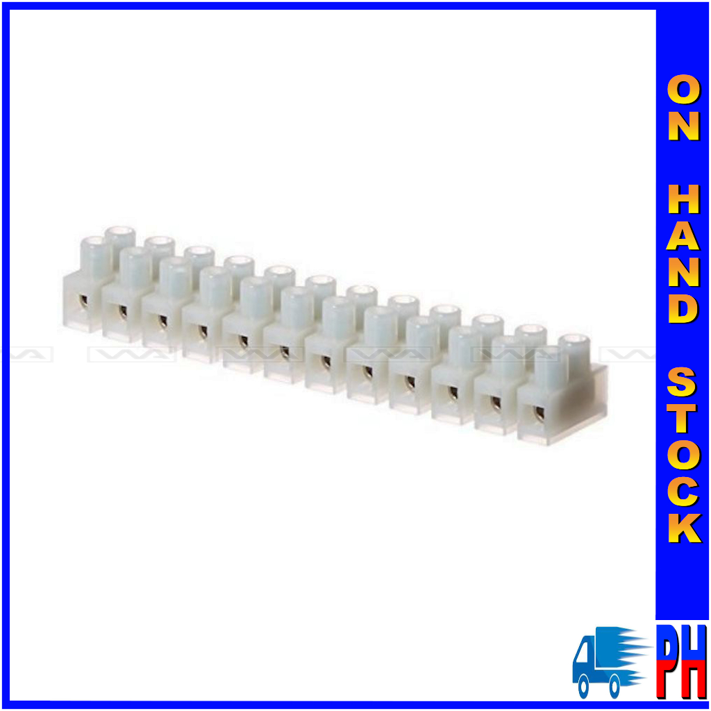 Terminal Block 12 way Barrier Screw Terminal wire connector Terminal ...