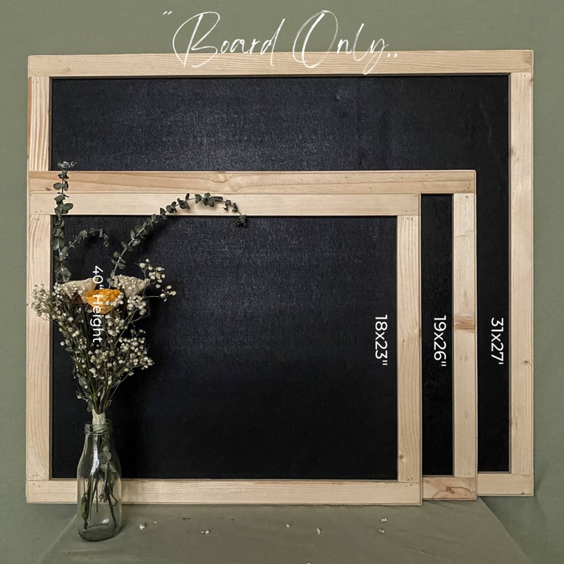 Chalkboard (BOARD ONLY) 3 Sizes | Shopee Philippines