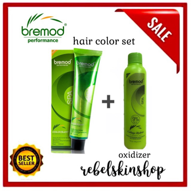 BREMOD HAIR COLOR SET WITH FREE OXIDIZER COD AVAILABLE | Shopee Philippines