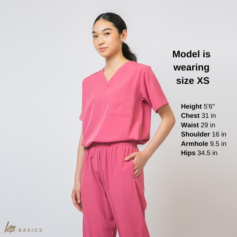 HTP Basics - 5 Pocket Unifit Scrub Suit (Unisex) | Shopee Philippines