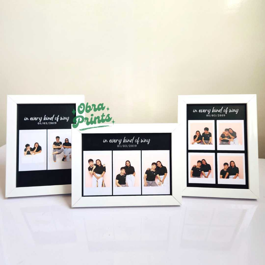 Customized Frame with Photos and Free Layout(5R Size) - Personalized ...