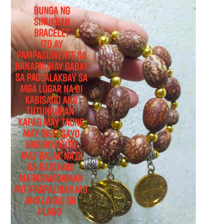 Bunga ng Sinukuan bracelet unisex adjustable Liget | Shopee Philippines