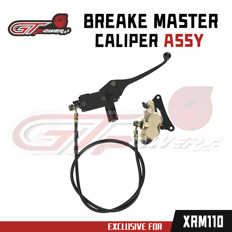 FRONT BRAKE MASTER CALIPER ASSY XRM110 / XRM125 FRONT CALIPER WITH ...