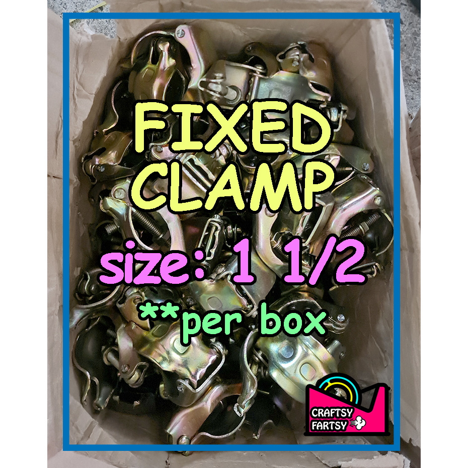 (PER BOX-30PCS) Fixed Clamp / Fix Clamp / Scaffolding Clamp 1 1/2 ...
