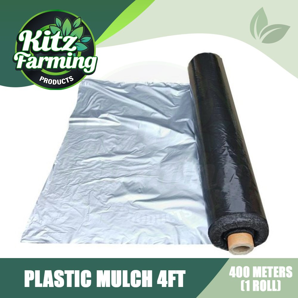 Plastic Mulch 4ft x 400 Meters (1Roll) by Kitz Farming Products ...