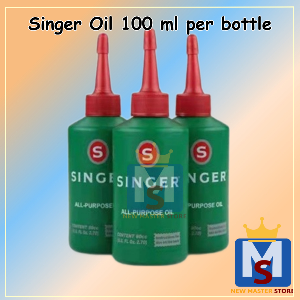 Singer Oil All purpose Oil 100cc 3.38 Original Pure Singer oil Sewing ...