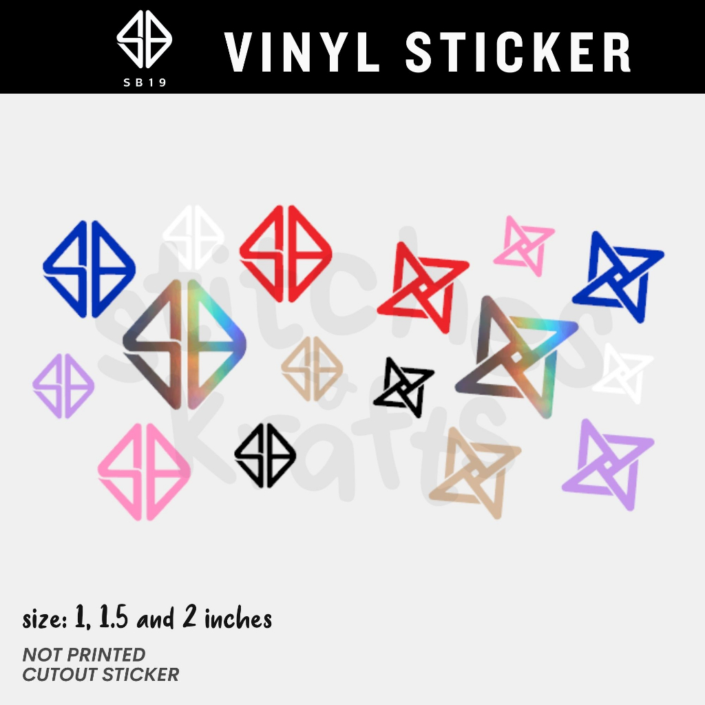 SB19 sticker ATIN vinyl sticker decal PPOP waterproof tumbler sticker ...