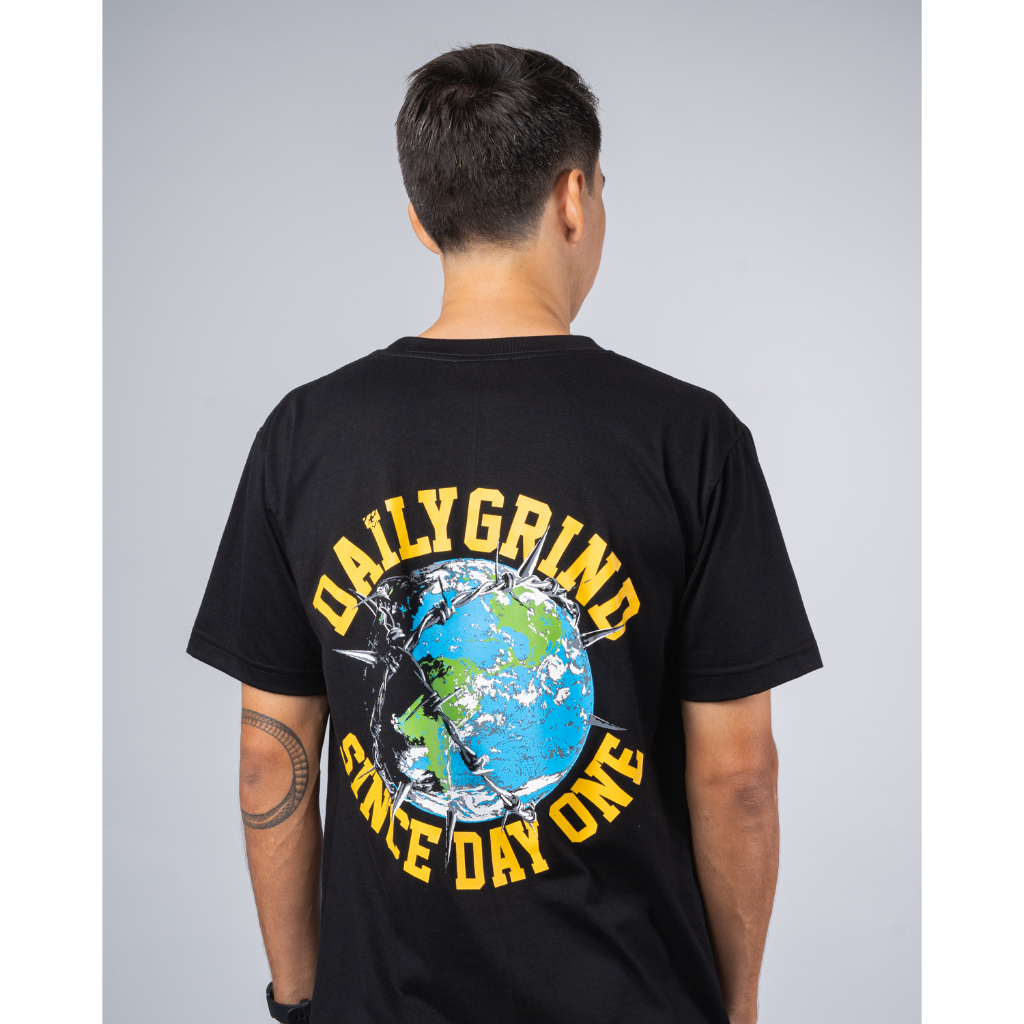 DAILY GRIND WIRED TSHIRT BLACK | Shopee Philippines