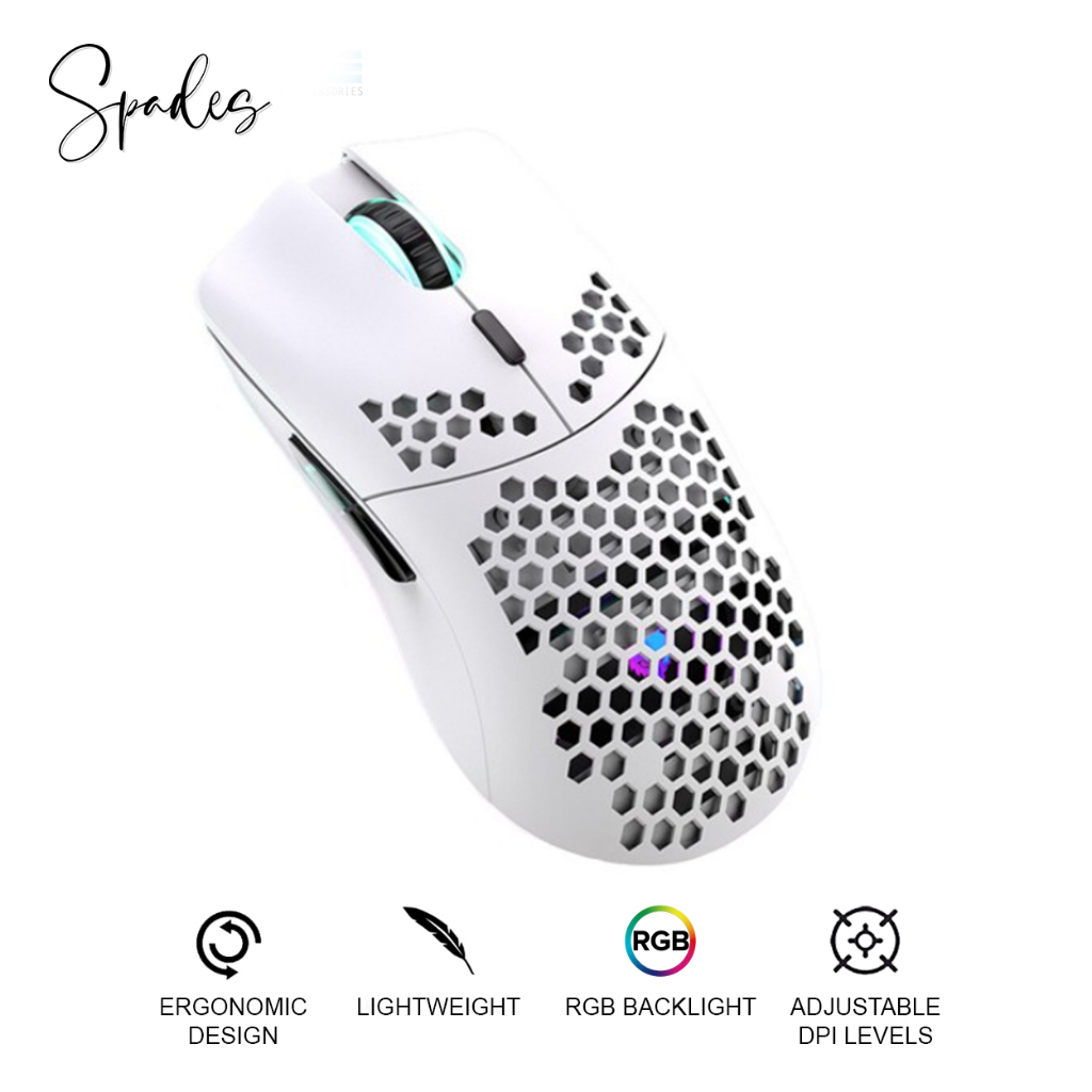 Gigaware XYH90 | Wired | RGB Gaming Mouse | Honeycomb Shell ...