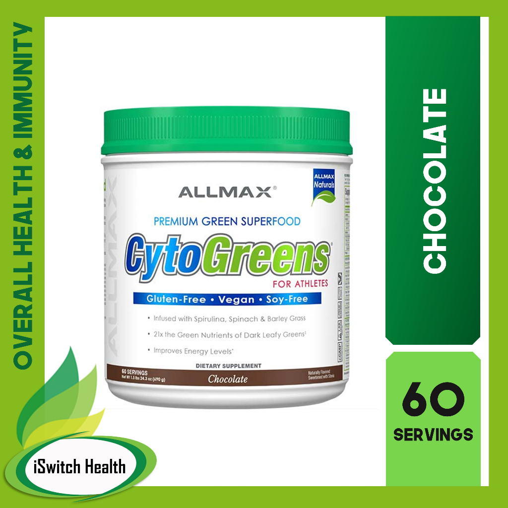 BUY 1 TAKE 1: AllMax Nutrition Cytogreens Premium Green Superfoods - 60 ...