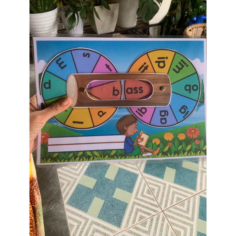 long size Filipino and English reading wheel | Shopee Philippines