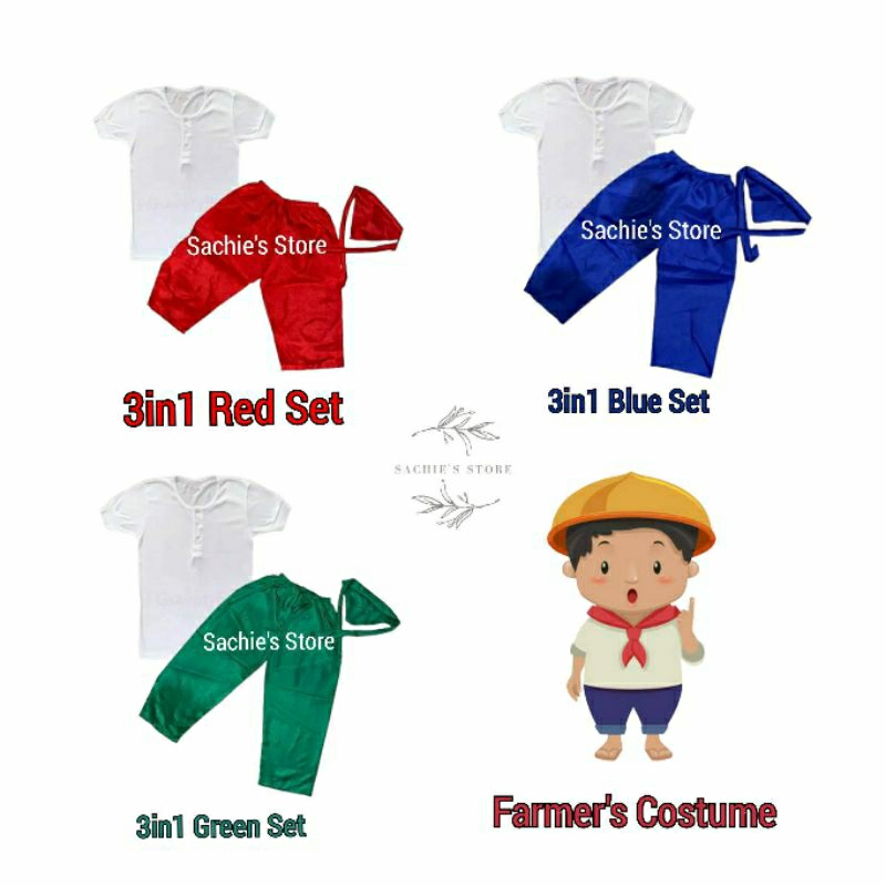 Katipunero | Magsasaka | Farmer's Costumes for Boys (Buwan ng Wika ...