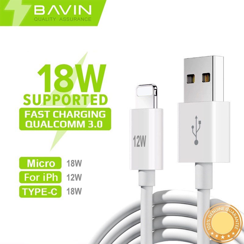 BAVIN【CB008】Data Cable High Speed Transmission USB Cable 1/2/3 Meter ...