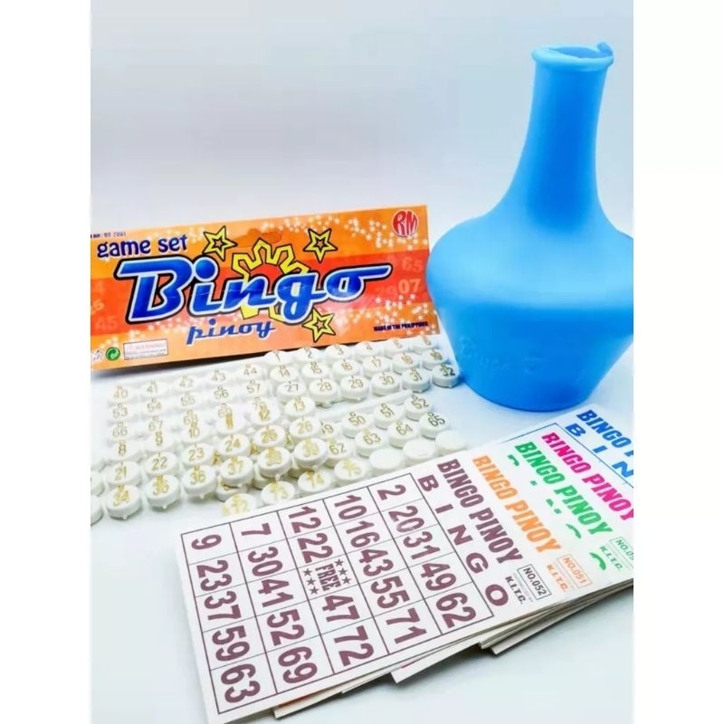 BINGO SET PINOY VERSION BLUE SHAKER | Shopee Philippines