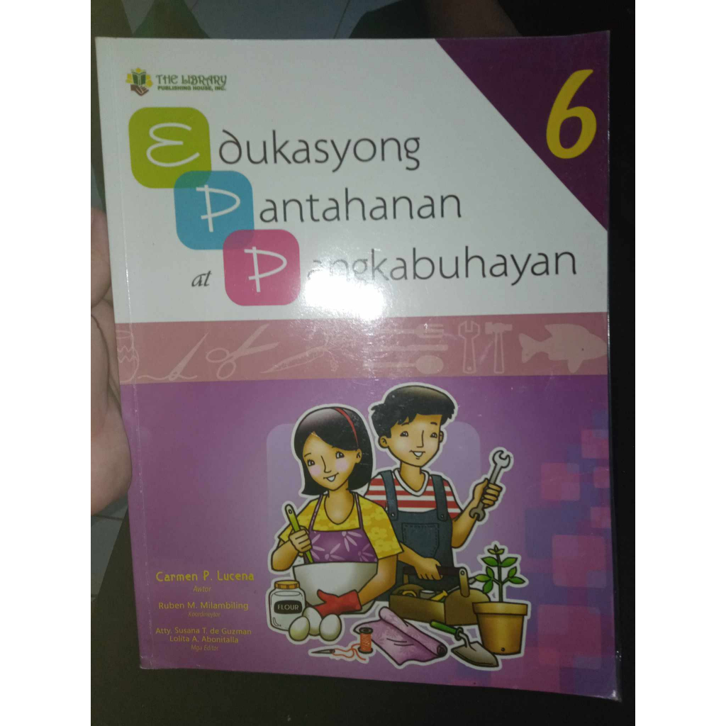 Edukasyong Pantahanan at Pangkabuhayan EPP Grade 6 Book Preloved Book ...