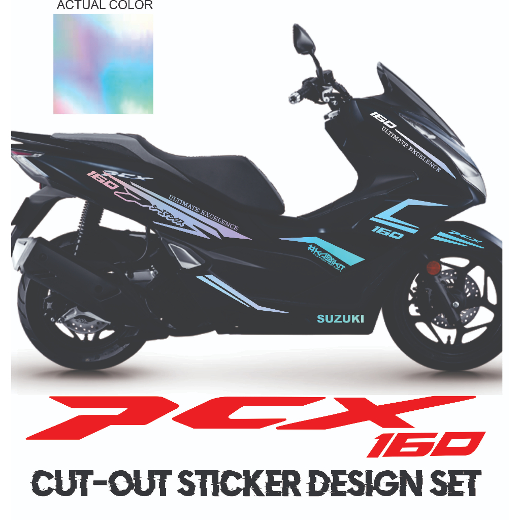 Honda PCX Japan Waterproof Cut-out Sticker Set | Shopee Philippines