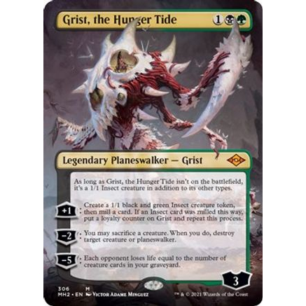 Grist, the Hunger Tide (Borderless) - Modern Horizons 2 (MH2) MTG ...