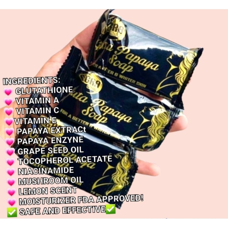 Negra Gluta Papaya Soap | Shopee Philippines