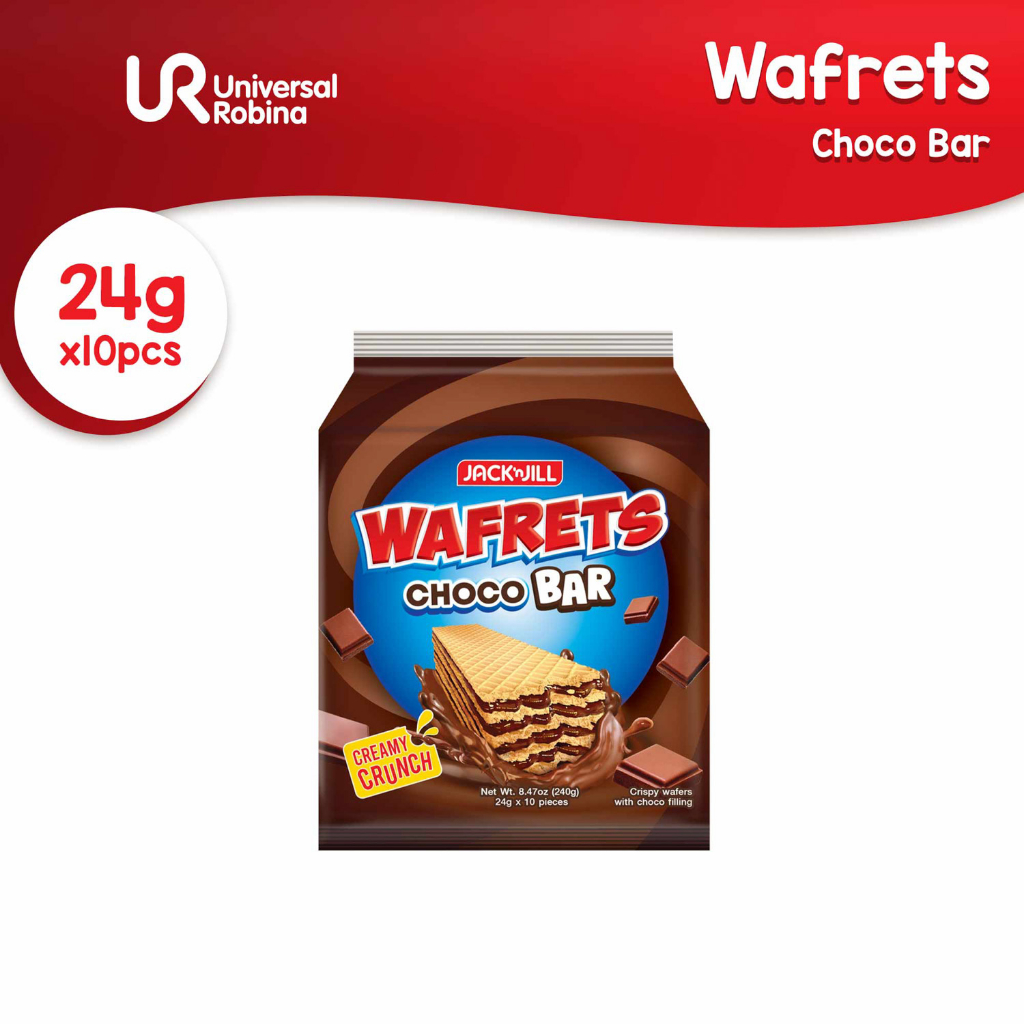 Wafrets Choco Bar (24g x 10) | Shopee Philippines