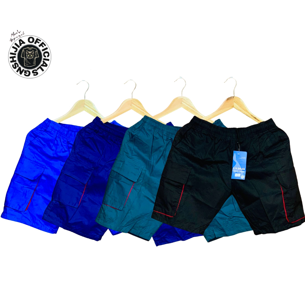 Shijia Plain Cargo Korean Fashion Trendy Shorts for Men and Women ...
