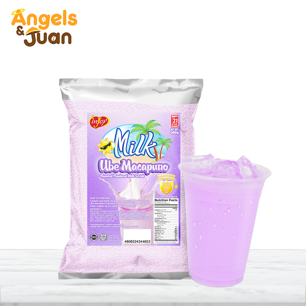 InJoy Ube Macapuno Flavored Powdered Milk Drink Palamig 500g | Shopee ...