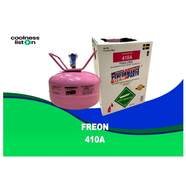Transair Freon R-410a Refrigerant 2.8 Kgs | Shopee Philippines