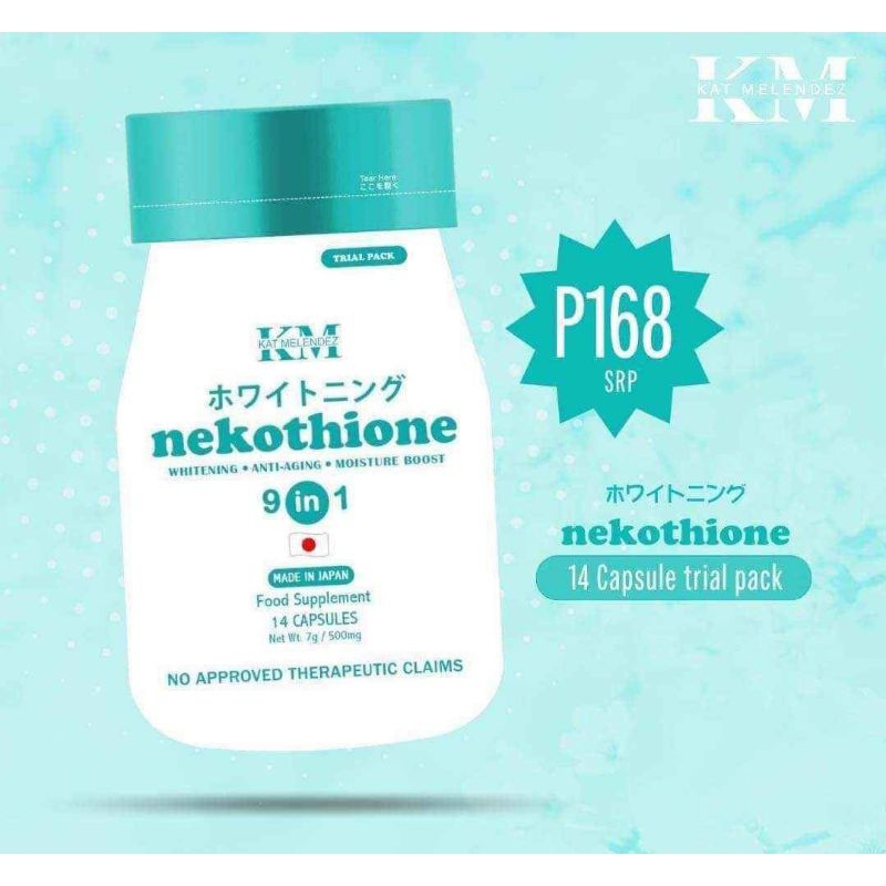 NEKOTHIONE POUCH 14 CAPSULE | Shopee Philippines
