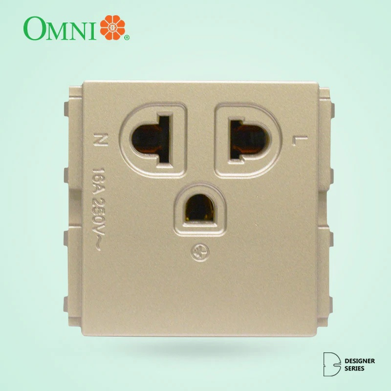 OMNI Universal Outlet with Ground 16A Designer Series - DWG-213 ...