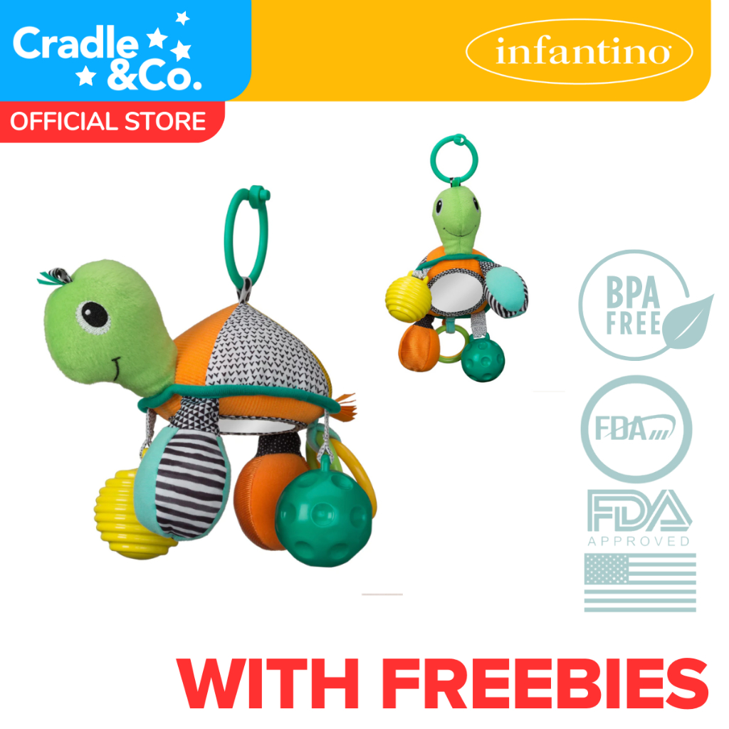 Infantino SENSORY MIRROR PAL TURTLE (BPA-FREE) | Shopee Philippines