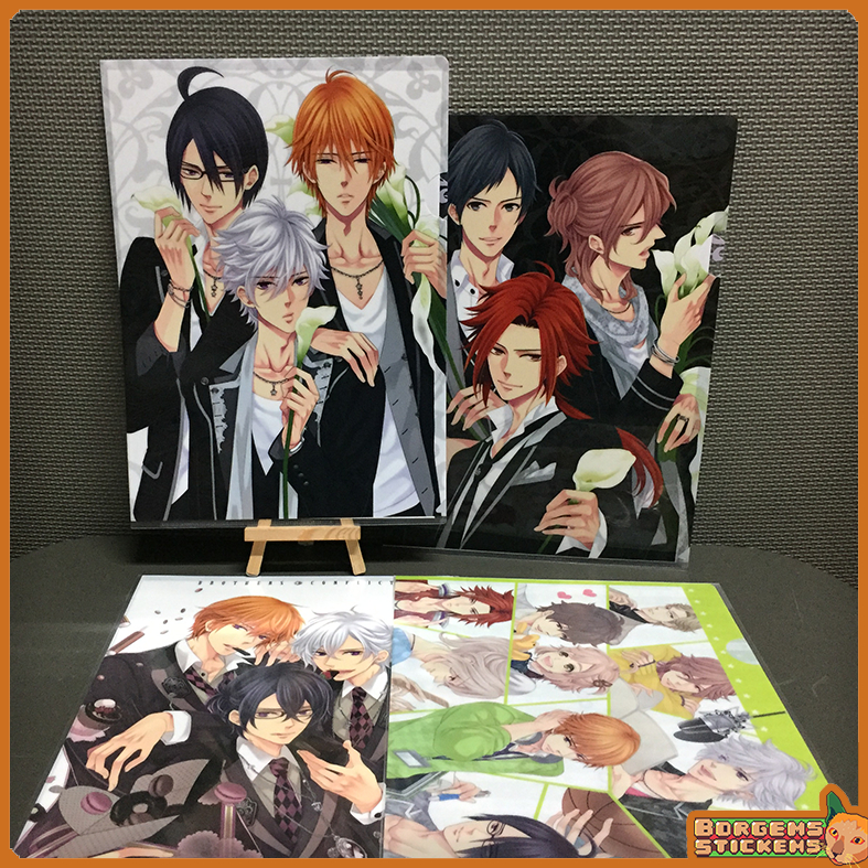 A4 Clear Files - Brothers Conflict Azusa Fuuto Hikaru Iori Kaname Louis ...